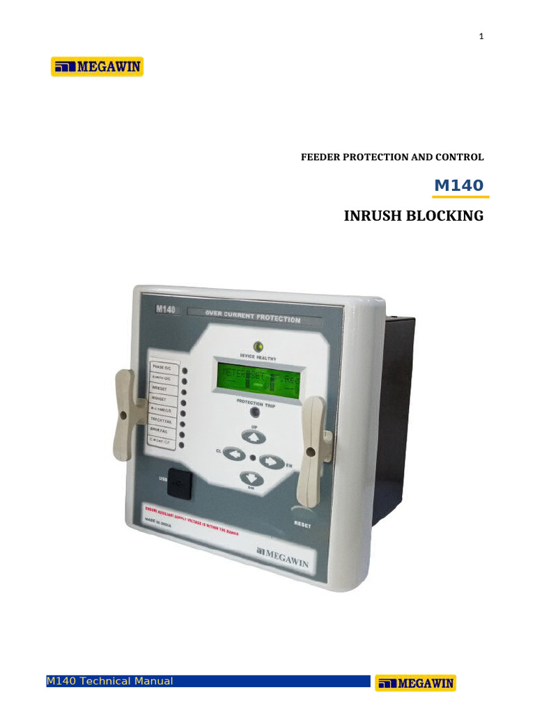 m140 Inrush | PDF | Transformer | Phase (Waves)