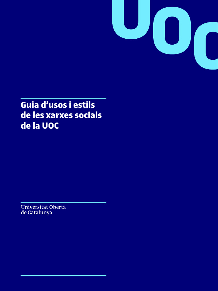 UOC Guia Xarxes Socials | PDF