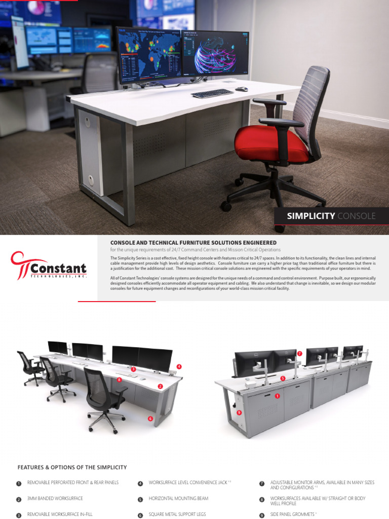 SIMPLICITY-CONSOLE-BROCHURE-JAN2021 | PDF | Computer Monitor | Central ...
