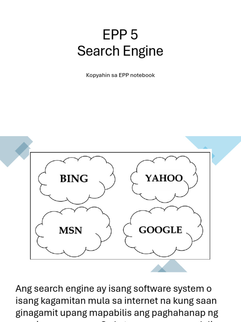 EPP 5 Search Engine | PDF