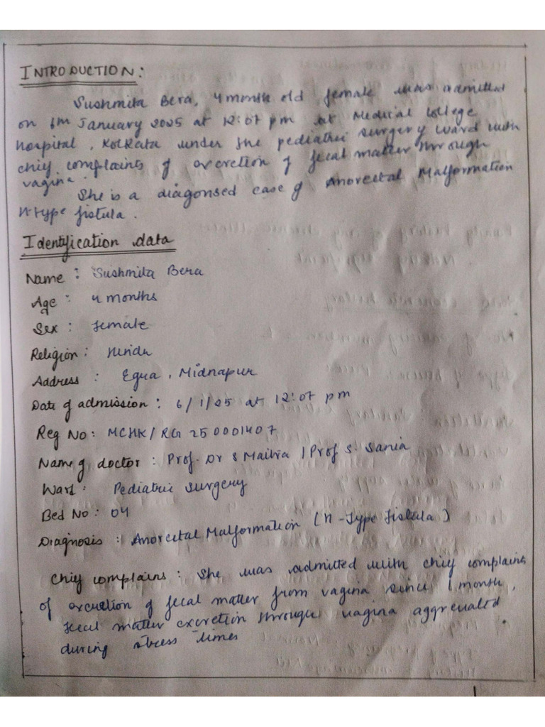 Pediatric Case Study | PDF