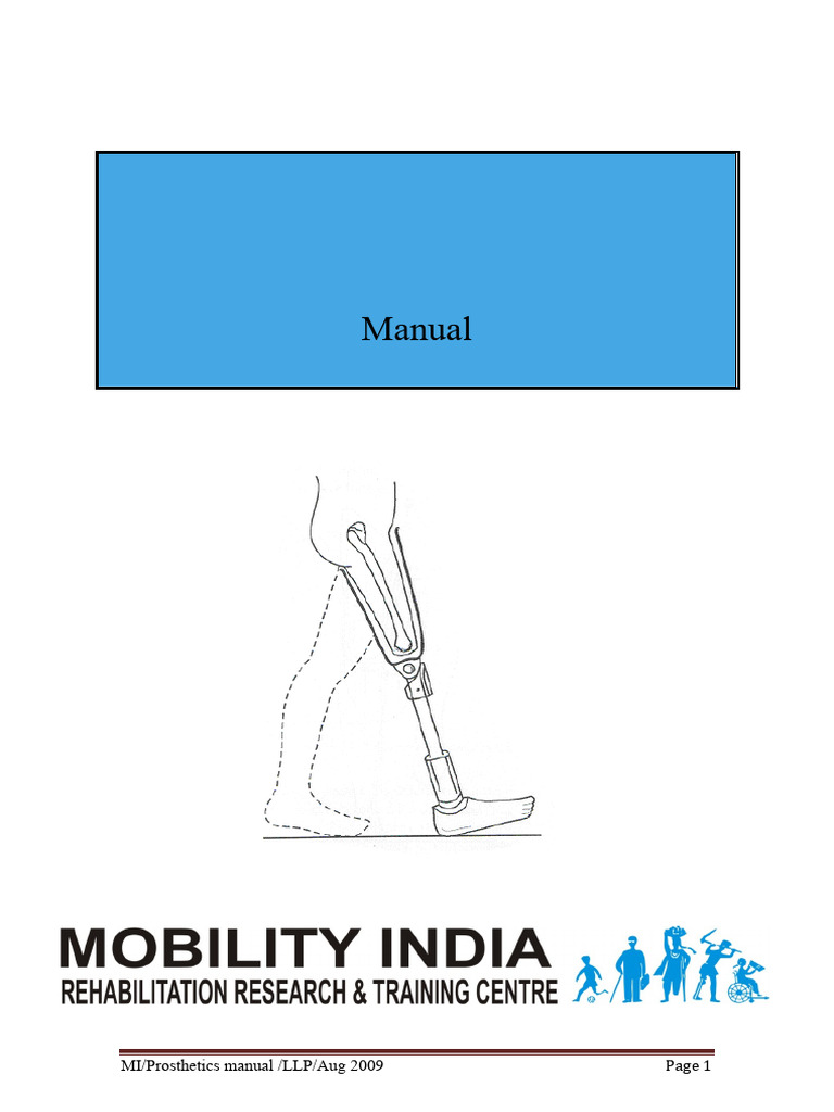 Mobility India Prosthetic | PDF | Foot | Prosthesis