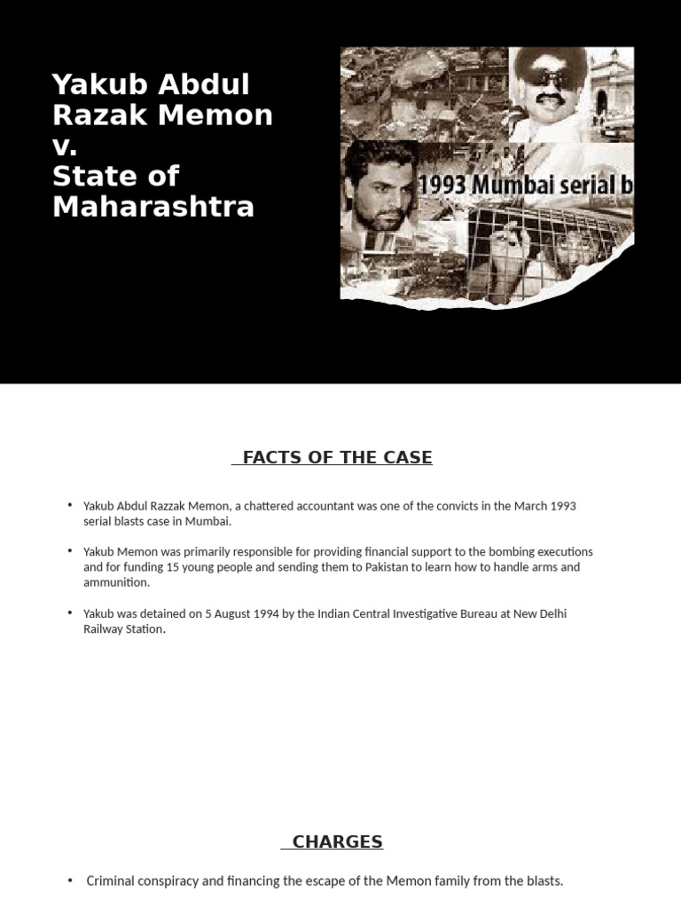 yakub memon case | PDF | Judiciaries | Common Law