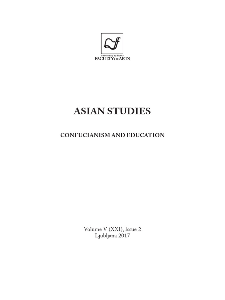 Confucianism and Education Special Issue | PDF | Confucianism | Knowledge