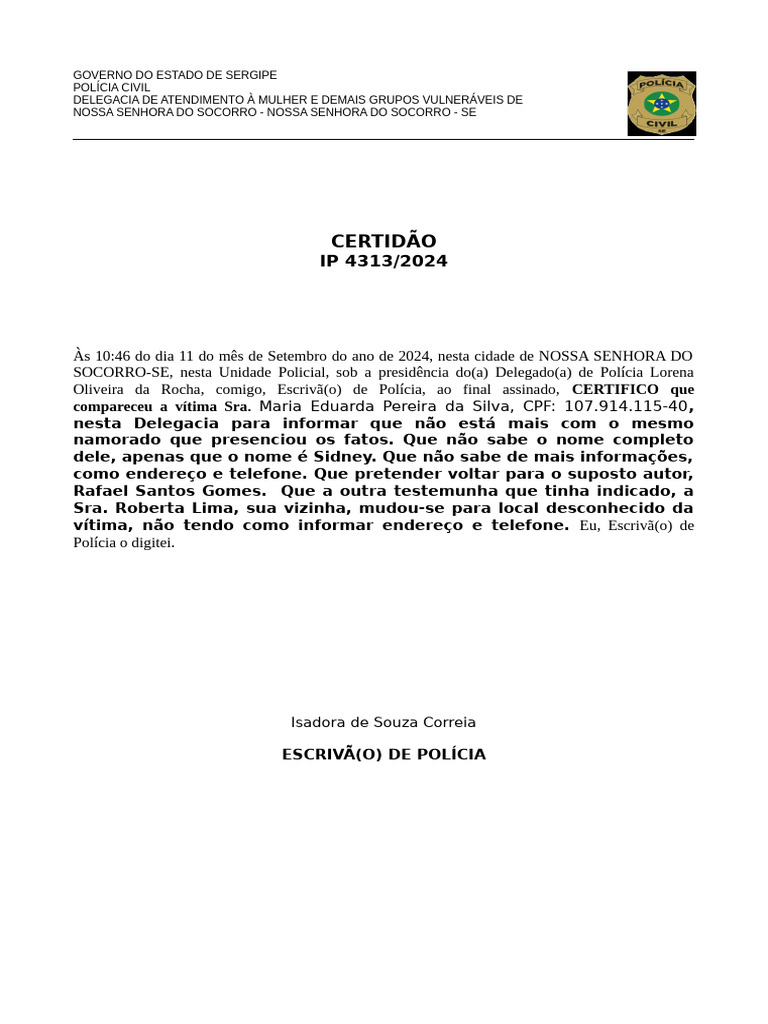 Modelo de Certidão | PDF