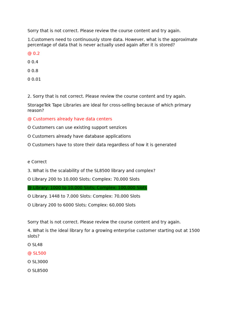 StorageTek SL150 Modular Tape Library Sales Specialist | PDF | Computer Data Storage | Databases