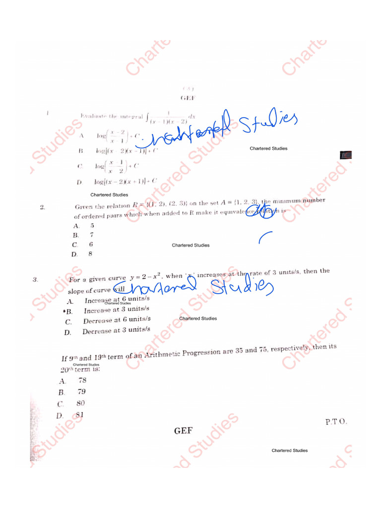 June 2023 Math QP | PDF