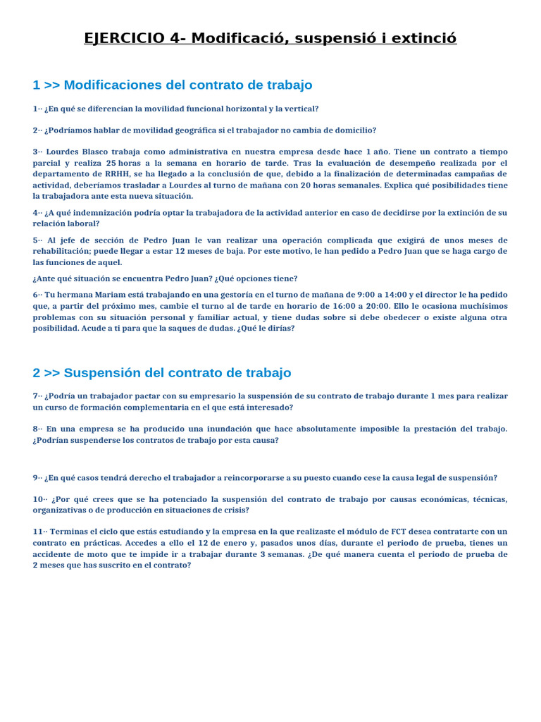 Exercici 4 Modificacio Suspensio i Exdencia | PDF