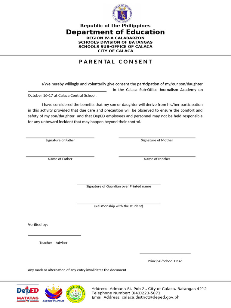 Parental-consent | PDF