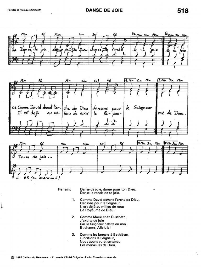 Danse de Joie | PDF
