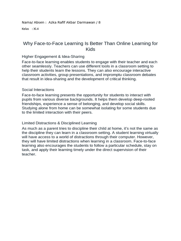 Azka Rafif Akbar XI4 | PDF