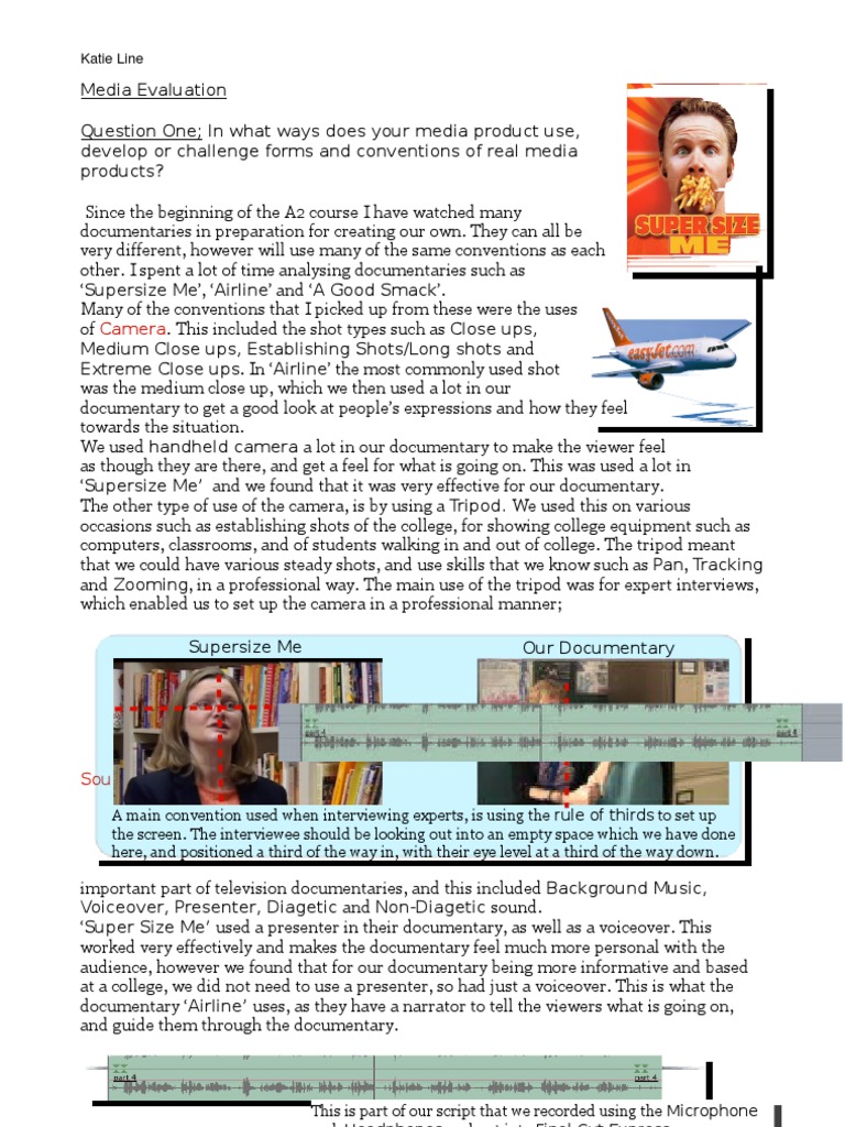 Media Evaluation Word | PDF | Target Audience | Documentary Film