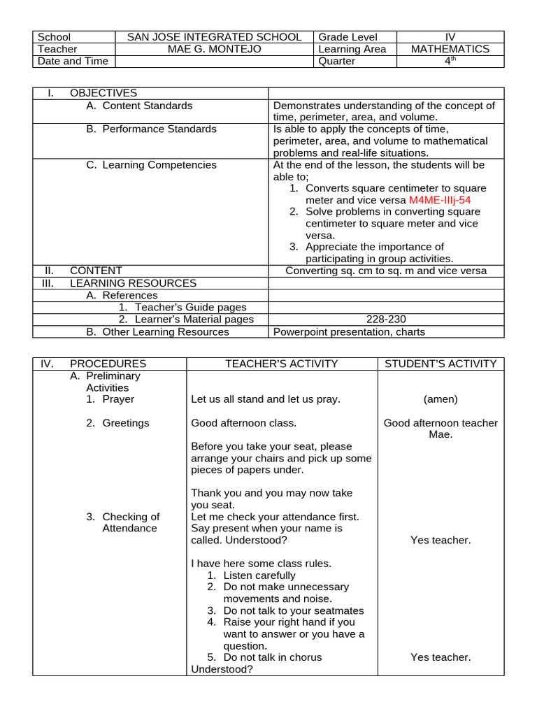 Mathematics 4 DLP | PDF | Learning | Cognition