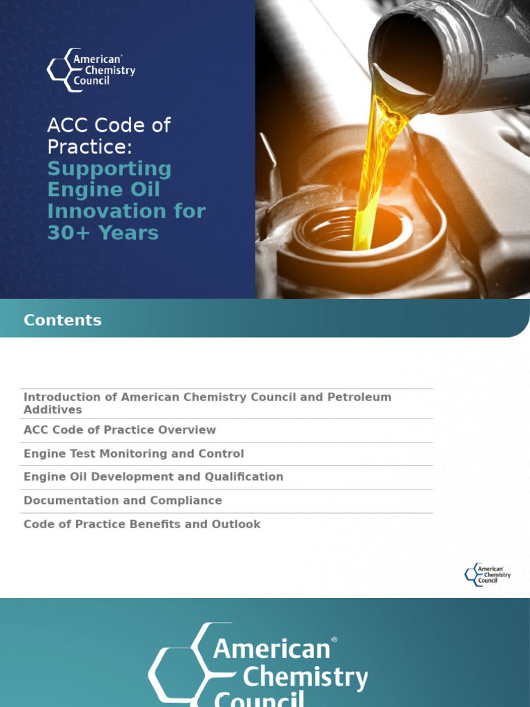 Code of Practice Supporting Engine Oil Innovation | PDF | Motor Oil