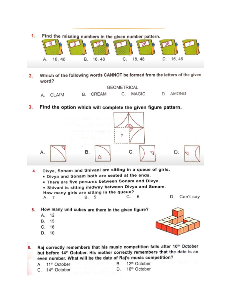 IMO Class 4 FY 2021-2022 | PDF