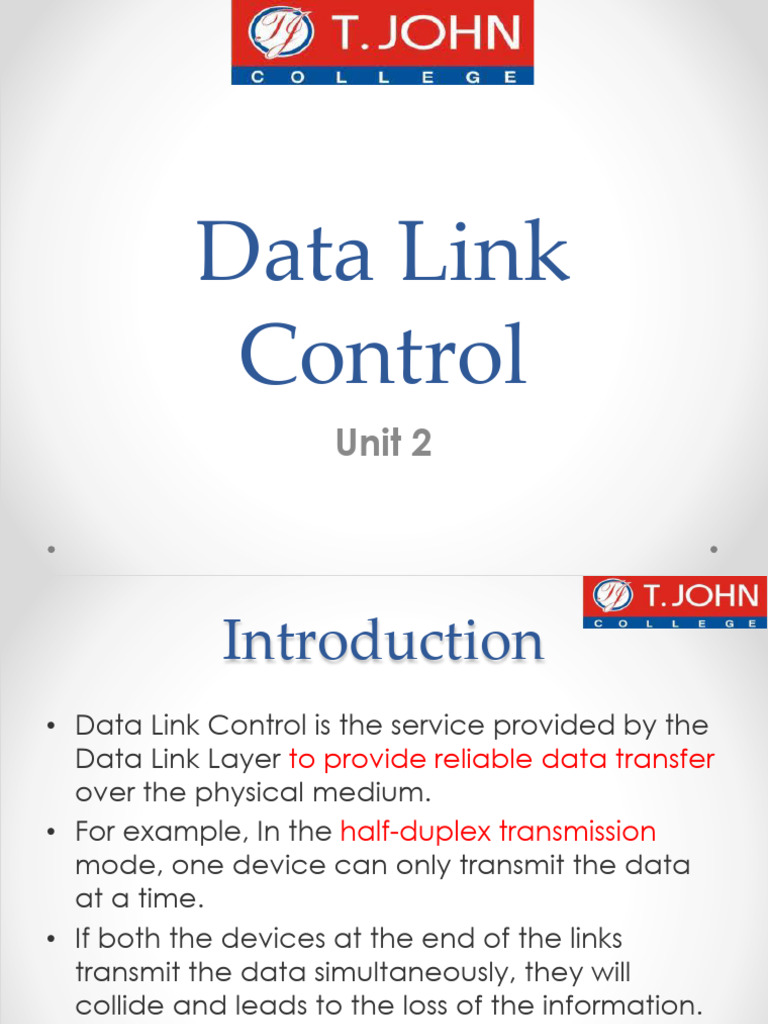 Computer Networks Unit 2 | PDF | Channel Access Method | Computer Network