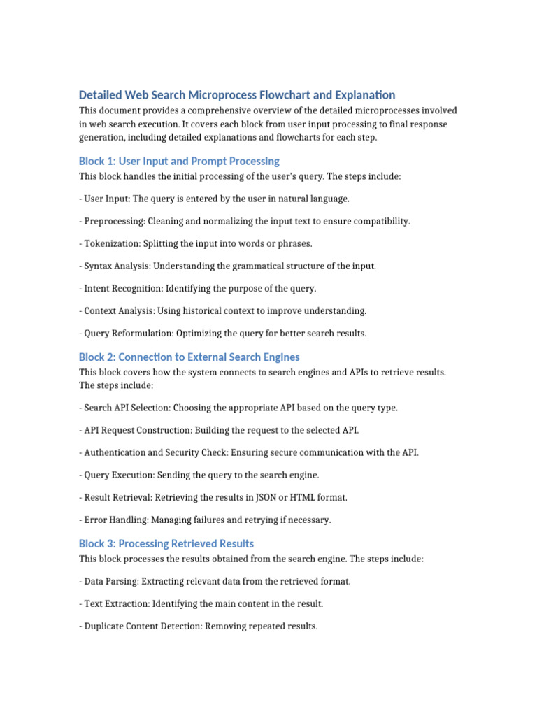 Web Search Tool Detailed Documentation | PDF | Parsing | Information Retrieval