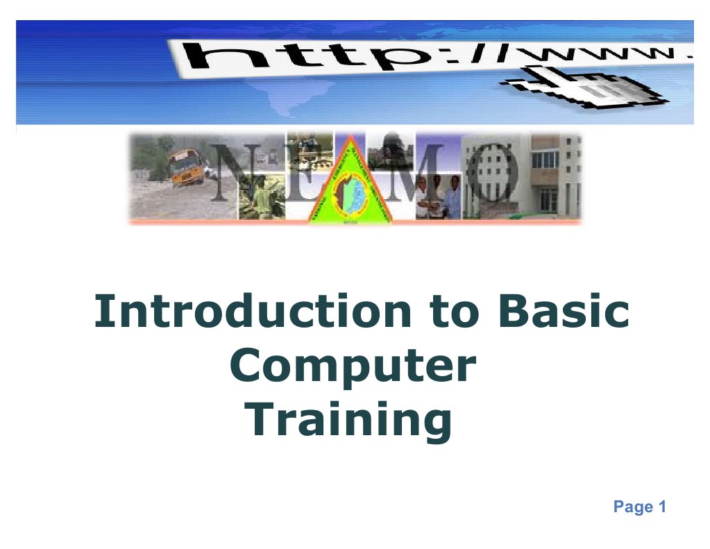 Basic Computer Training | PDF
