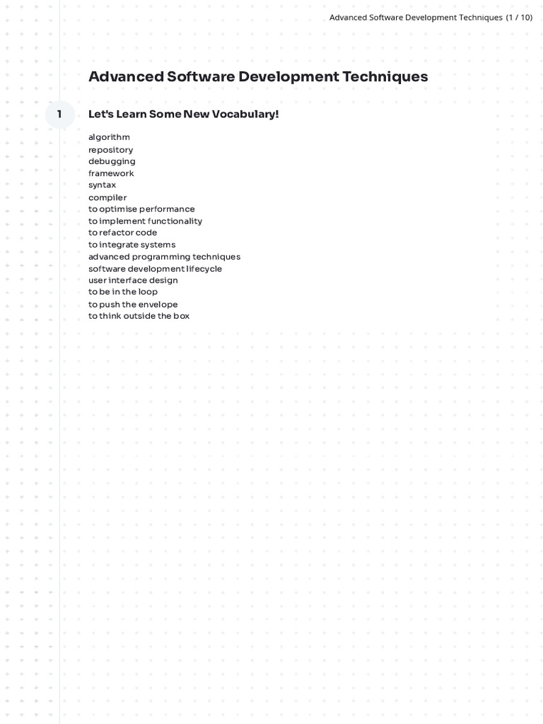 Twee - Advanced Software Development Techniques | PDF | Software ... Twee - Advanced Software Development Techniques | PDF | Software ...