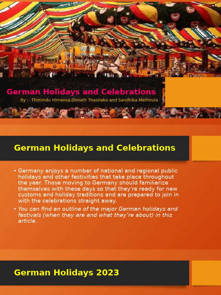 German Holidays and Celebrations | PDF | Pentecost | Liturgical Year