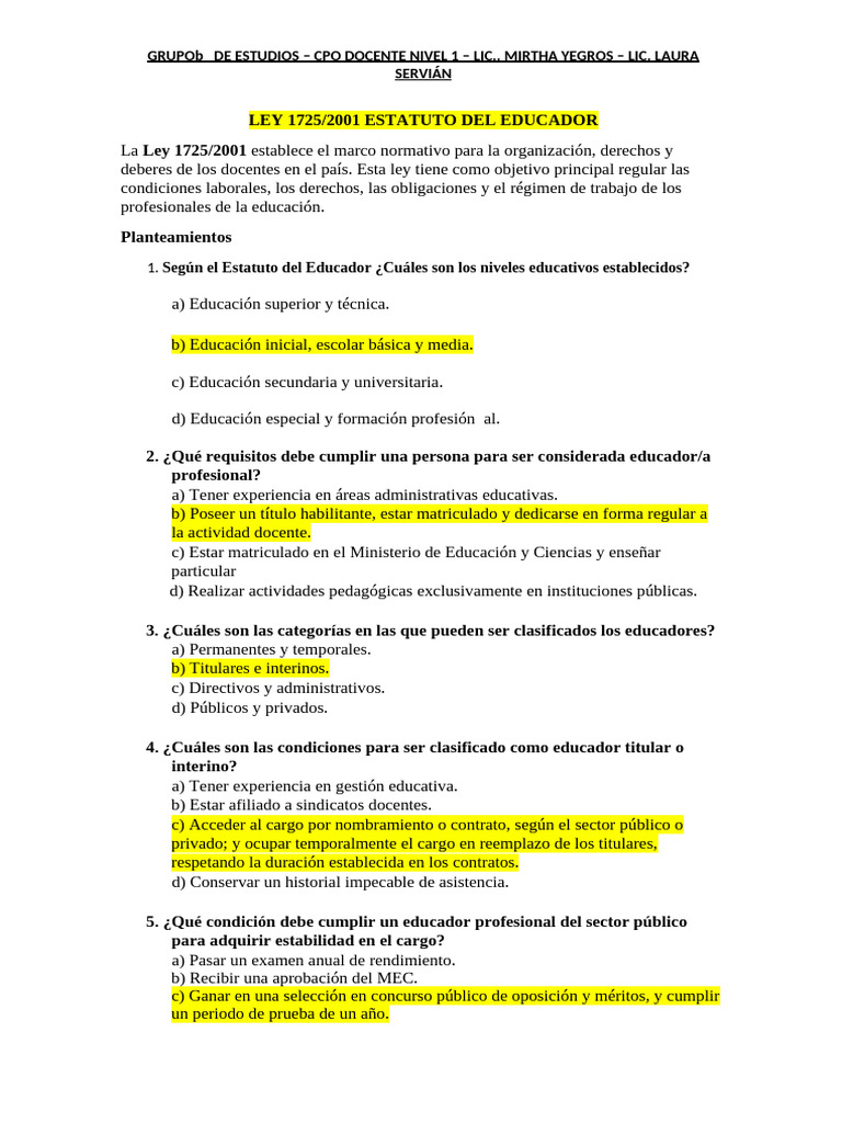 AUTOEVALUACION CLASE 3 Ok | PDF | Plan de estudios | Multilingüismo