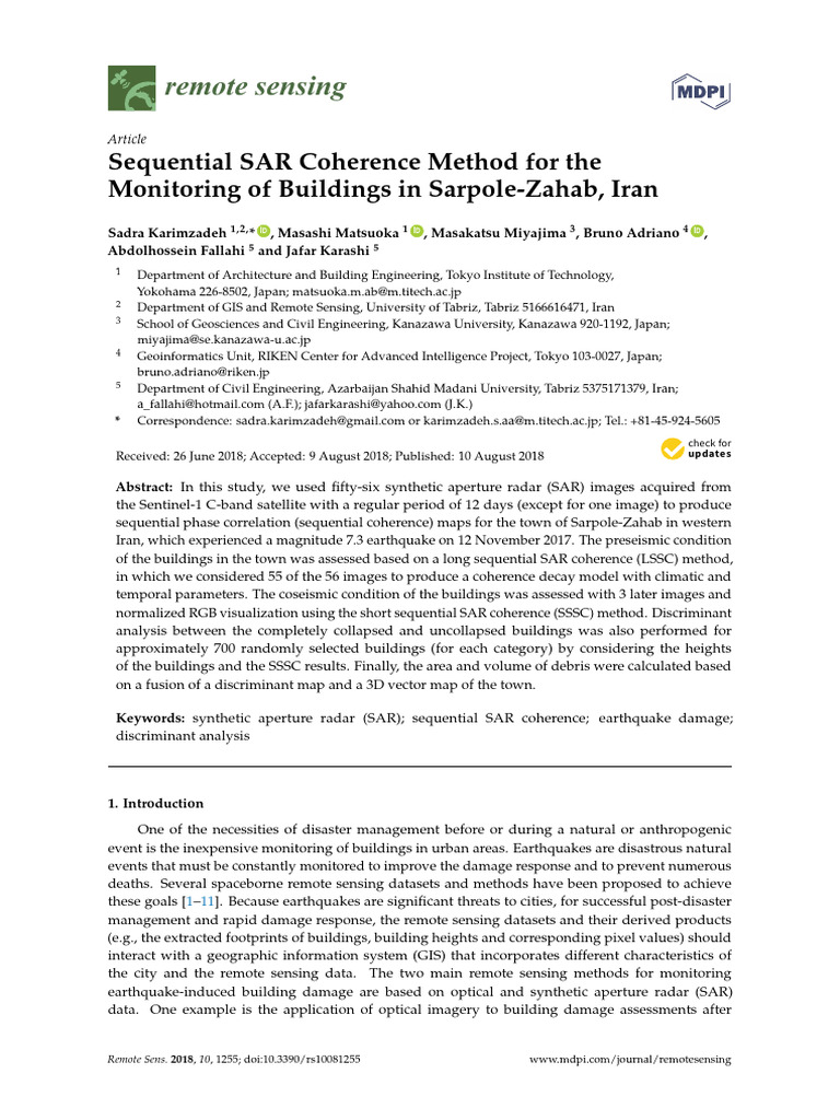 Sequential_SAR_Coherence_Method_for_the | PDF | Linear Regression | Logistic Regression
