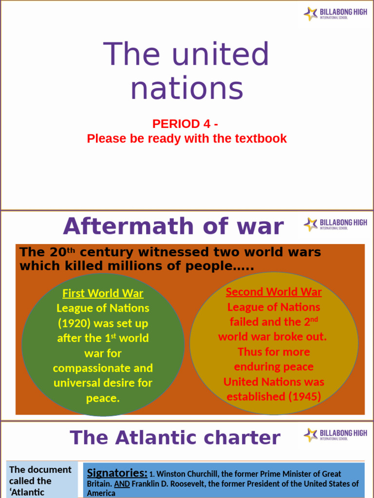 CH 19 The United Nations | PDF | United Nations Security Council ...