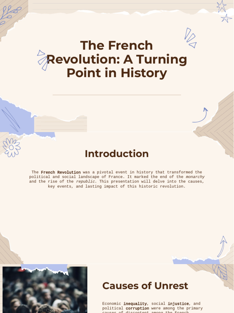 Slidesgo The French Revolution A Turning Point in History ...