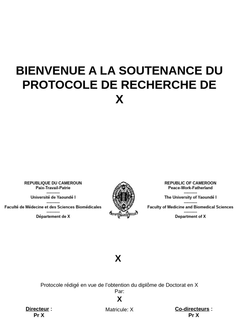 Protocole de recherche en médecine | PDF