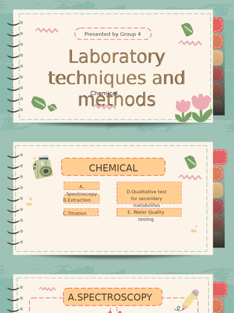 Laboratory Techniques & Methods | PDF | Spectroscopy | Spectrophotometry