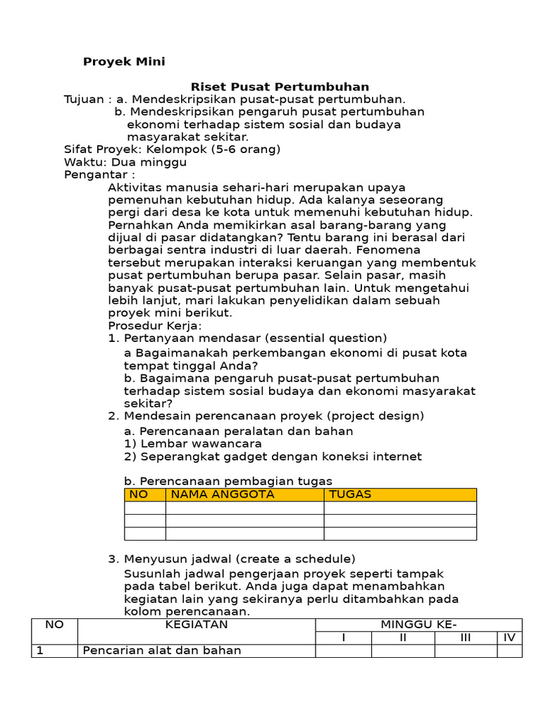 Proyek Mini Bab 5 | PDF