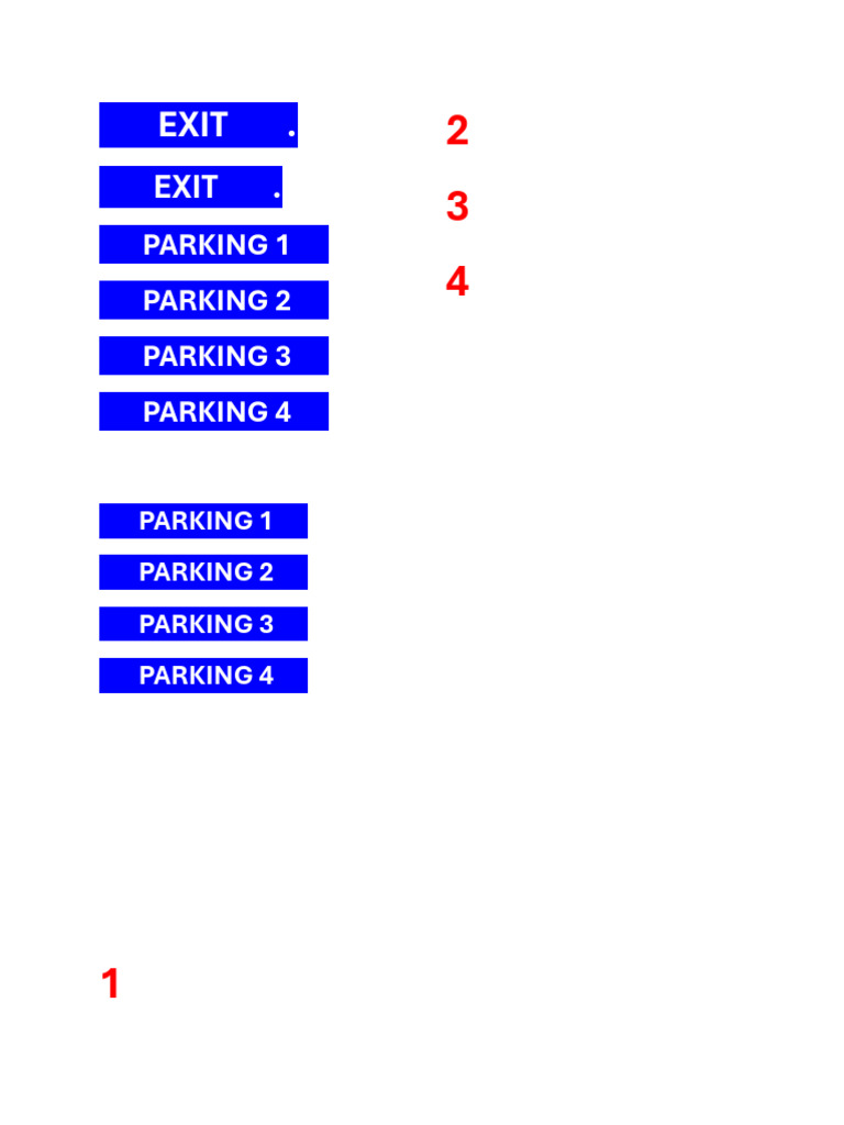 Parking Lot Layout Overview | PDF