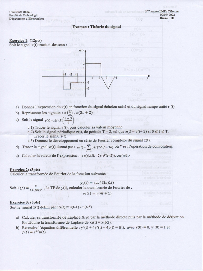 Ts Exm Corrigé 2022 TLC | PDF