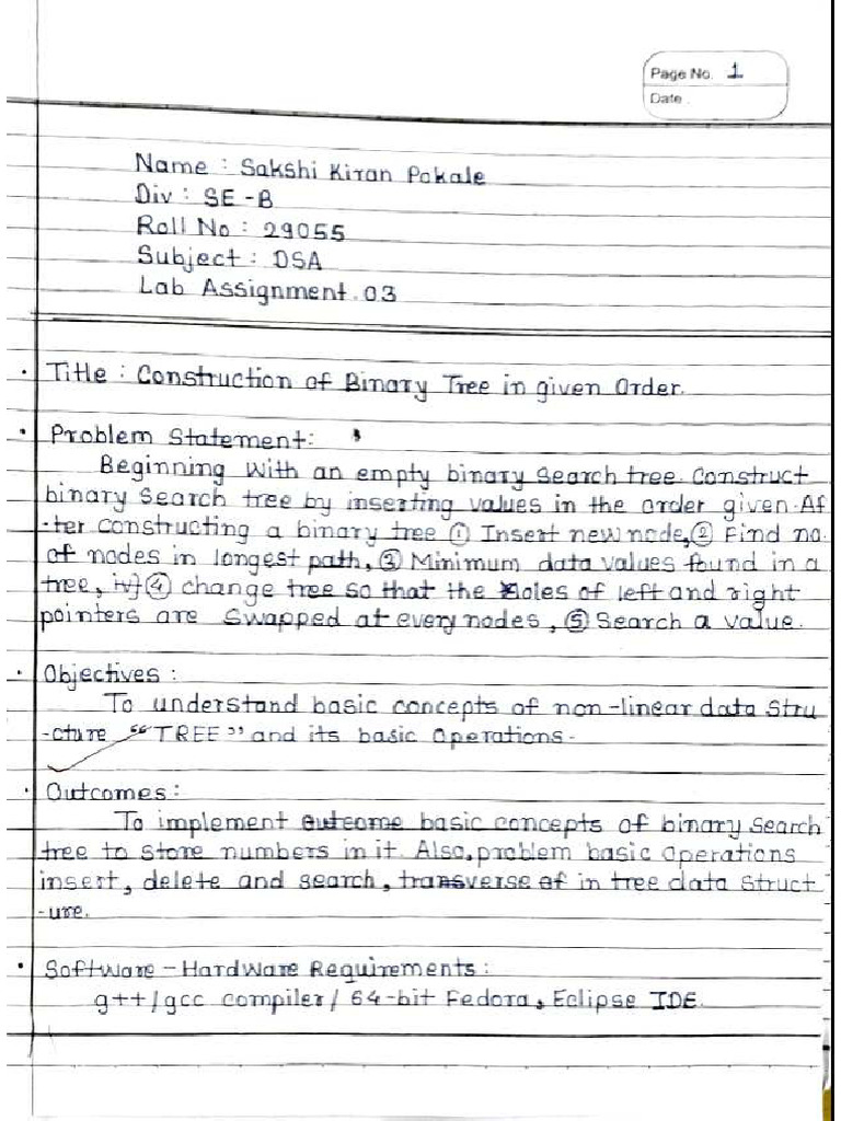 Dsa Assignment 3 | PDF