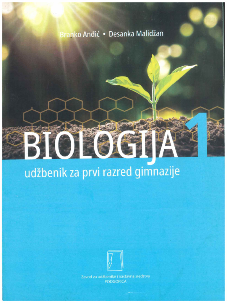4-Biologija 1 Gimnazija, Knjiga 2024 | PDF