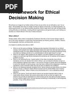 A Framework For Ethical Decision Making - Markkula Center For Applied ...