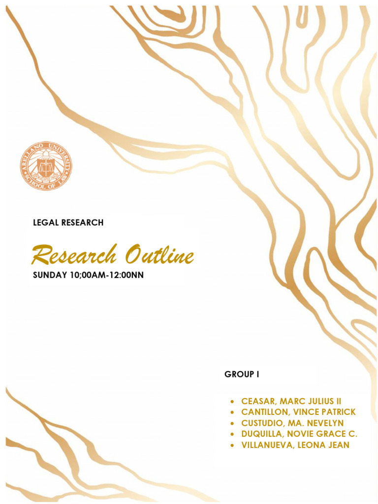 Legal Research Outline Template | PDF