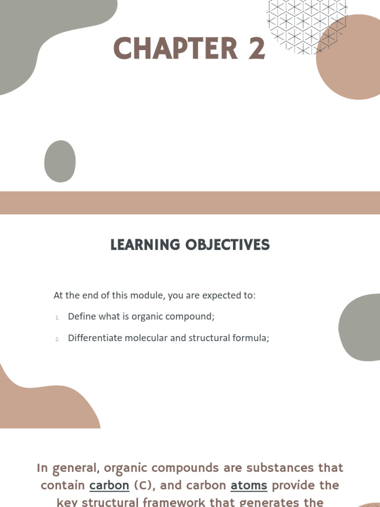 Chapter 2 Hydrocarbons As An Organic Compound | PDF | Alkene | Alkane