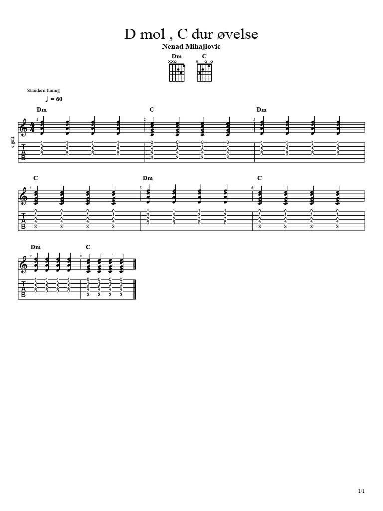 Dmol Cdur Øvelse | PDF