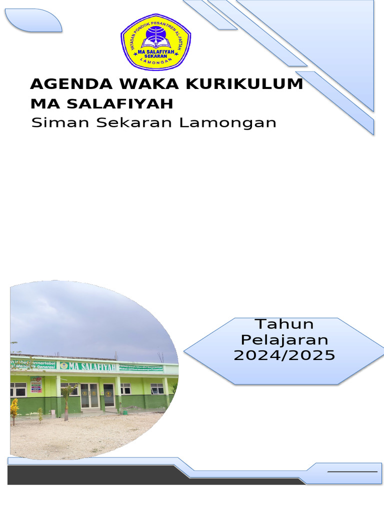 Biru Kuning Modern Profesional Cover Modul Alur Pembelajaran Dokumen A4 ...