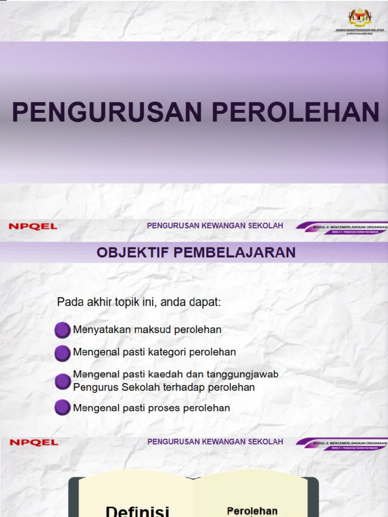 Pengurusan Perolehan | PDF