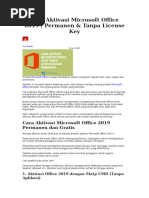 Aktivasi Office Dan Windows Via CMD | PDF