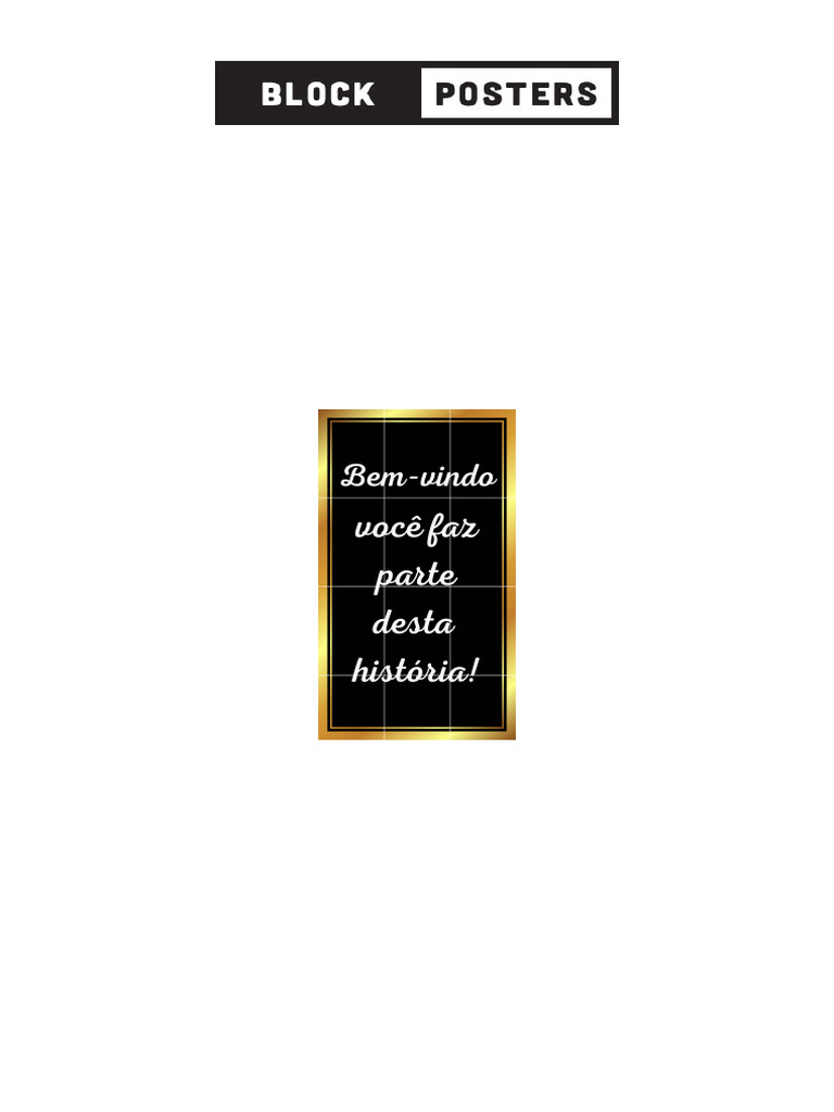 Create A4 Portrait Block Poster | PDF