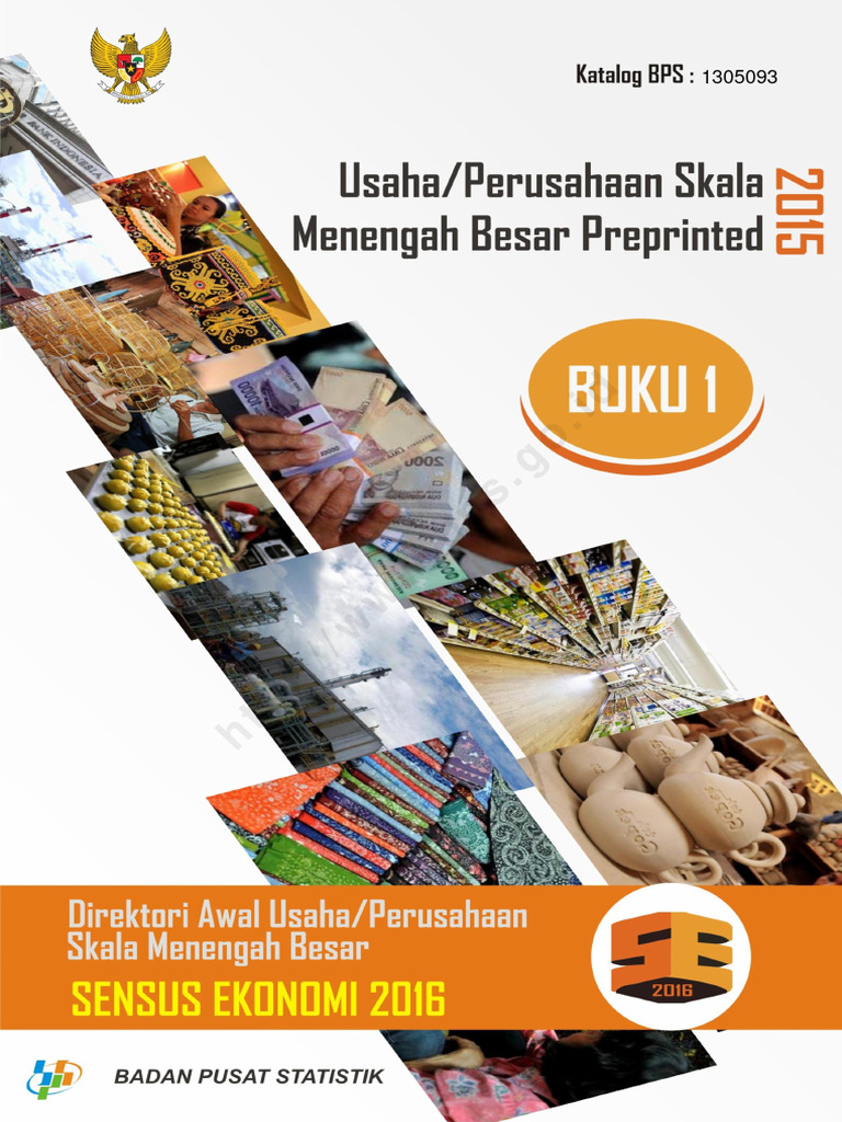 48516 ID Direktori Awal Usahaperusahaan Skala Menengah Besar Sensus Ekonomi 2016 Buku 1 | PDF