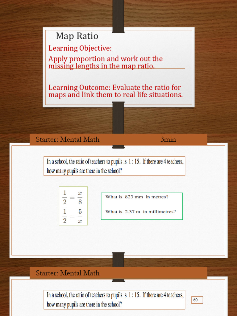 1-Length Map Ratio | PDF | Ratio | Length
