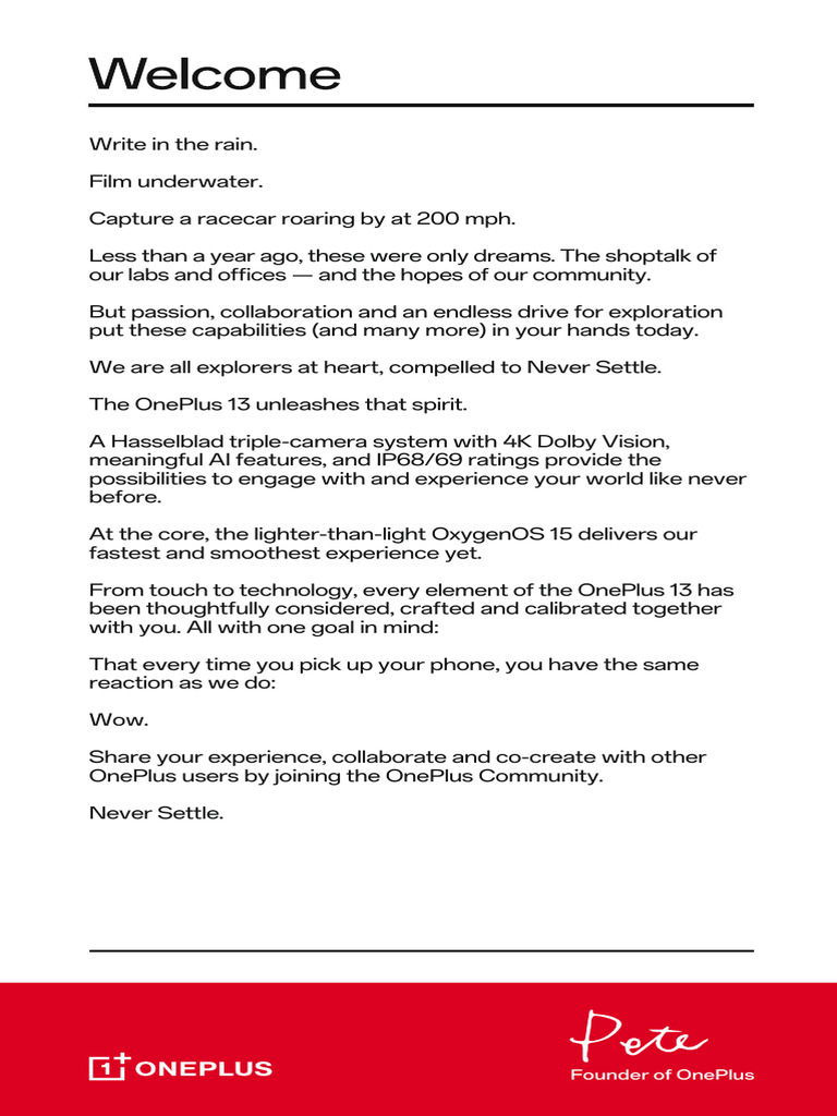 One Plus 13 - User Manual | PDF | Computing | Manufactured Goods