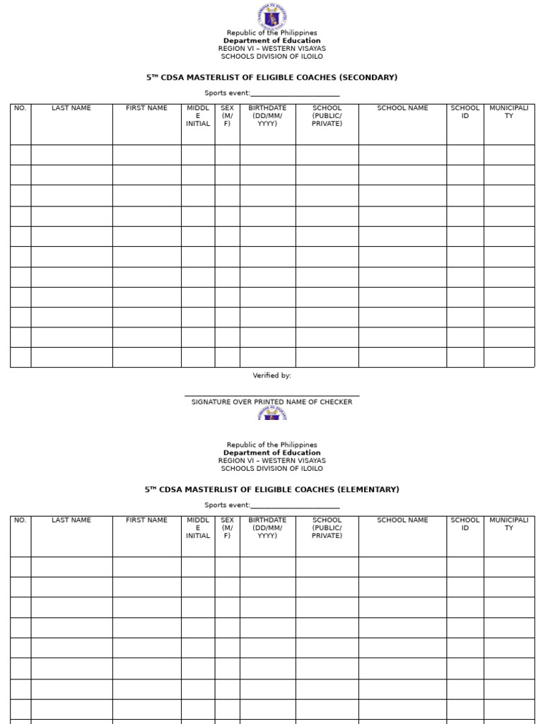 Checking Form Coaches | PDF