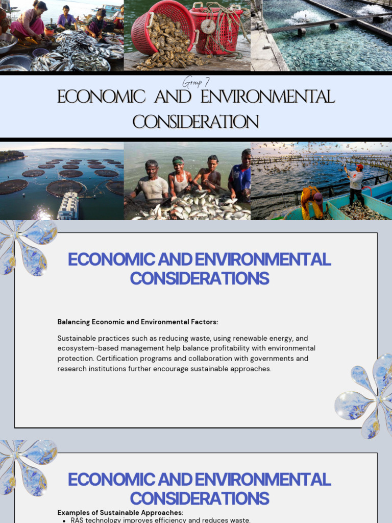 Economic and Environmental Considerations PDF | PDF | Aquaculture ...