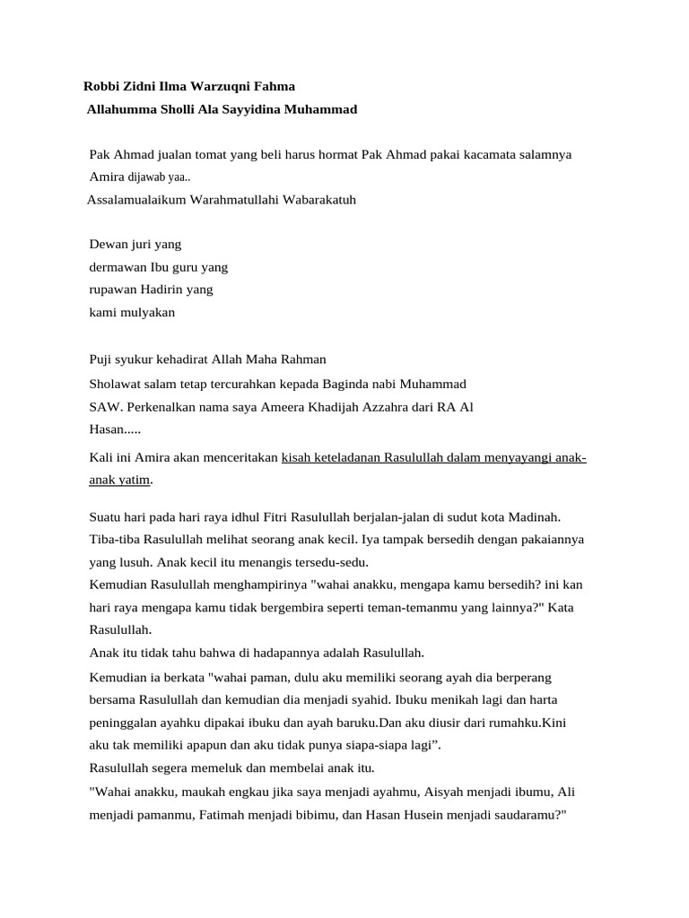 Robbi Zidni Ilma Warzuqni Fahma | PDF