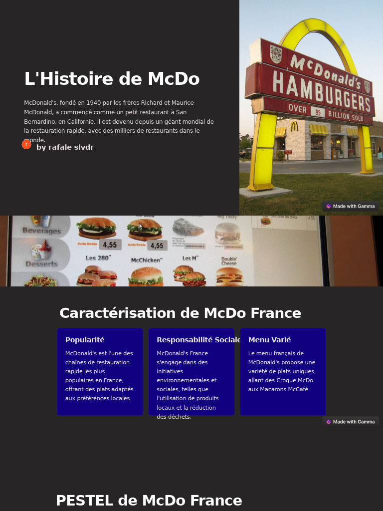 LHistoire-de-McDo | PDF | McDonald's | Économie